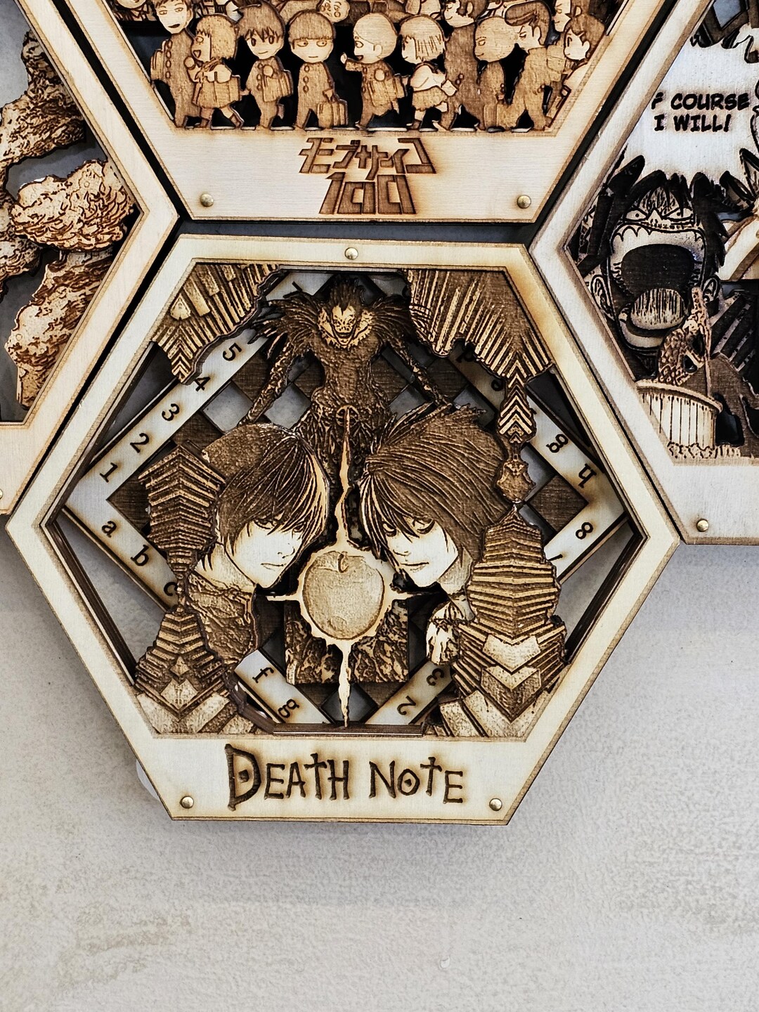 Death Note | 3D Wooden Artwork Plaquearts | Unforgettable Gifts - Etsy