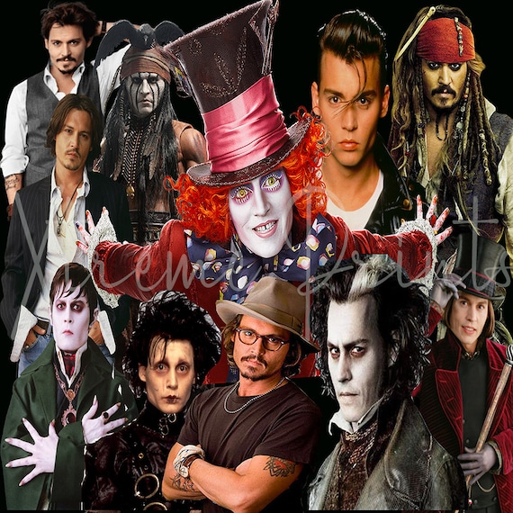 Johnny Depp Collage Download - Etsy