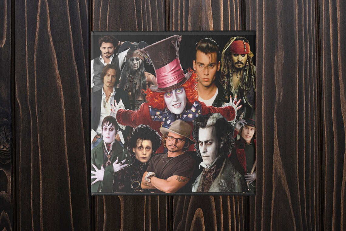 Johnny Depp Collage Download - Etsy