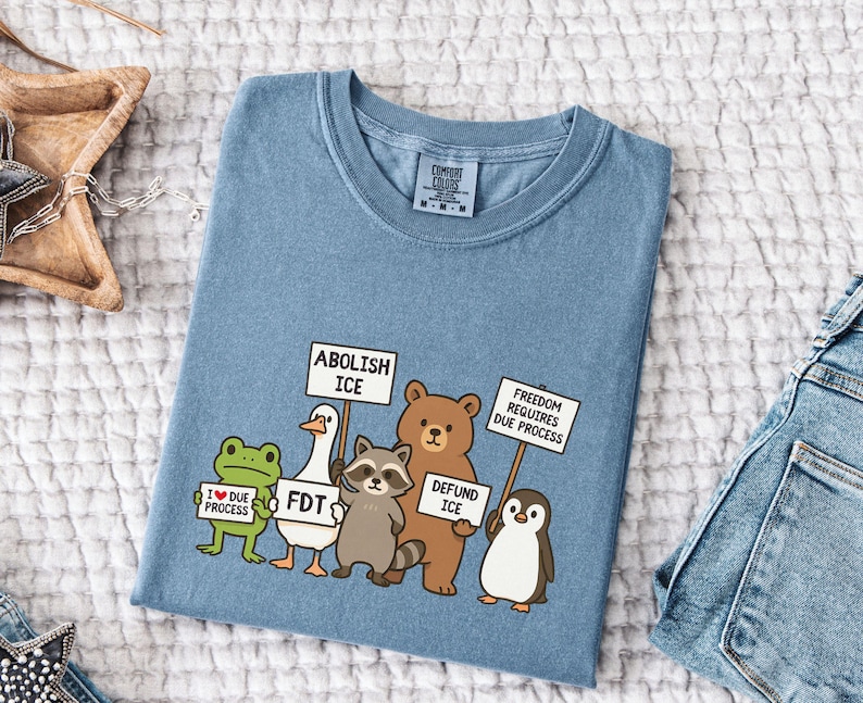 Abolish Ice Goose Comfort Colors Shirt, ICE Out of LA Protest Shirt ...