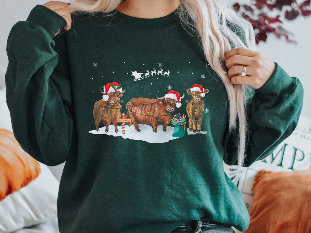 Cow Christmas Lights, Heifer Ugly Christmas Sweater, Christmas ...
