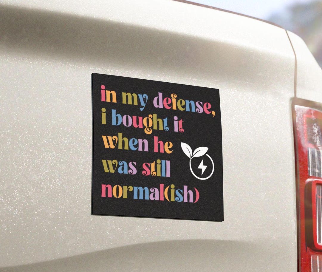 Funny Anti Elon Tesla Car Magnet, Anti Fascism Tesla Owner Humor, Anti ...