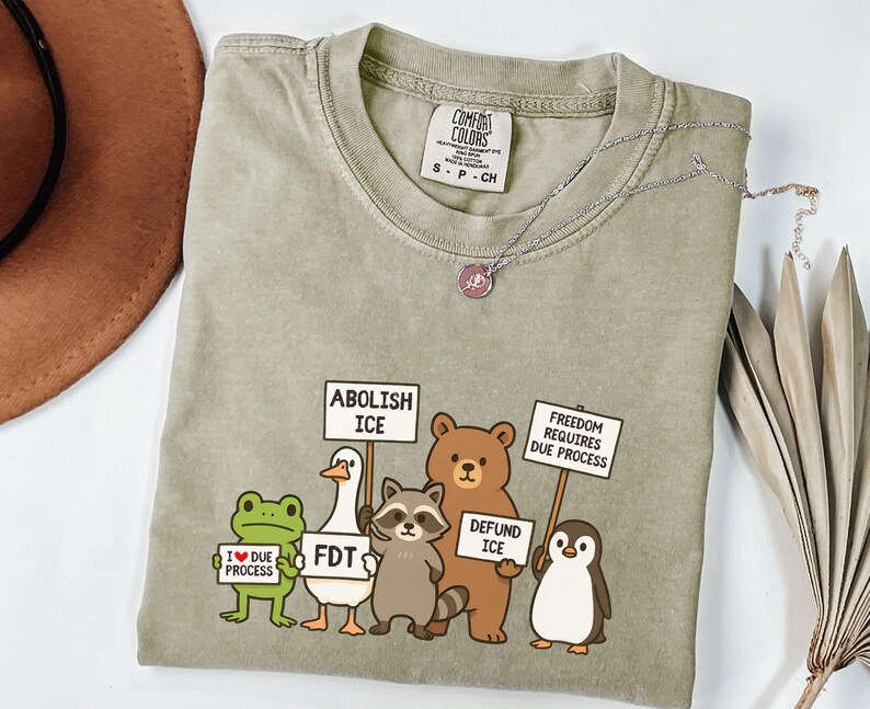 Abolish Ice Goose Comfort Colors Shirt, ICE Out of LA Protest Shirt ...