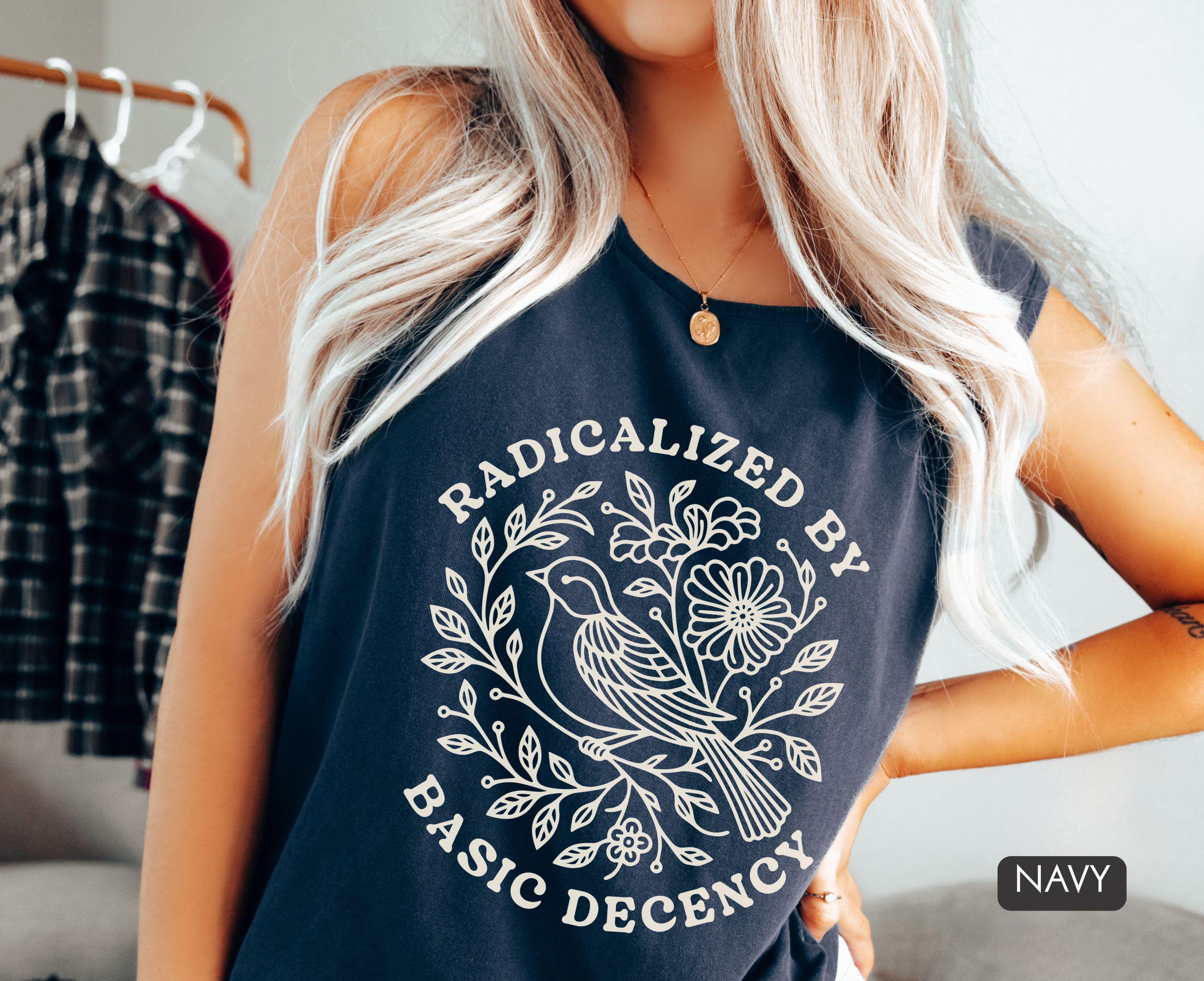 Radicalized by Basic Decency Comfort Colors Unisex Tank Top, FDT Anti ...