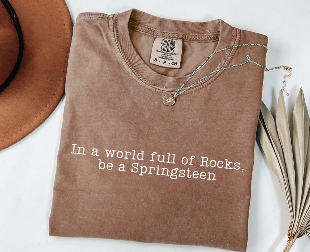 Rocks and Springsteen Subtle Anti Trump Comfort Colors Shirt, FDT Anti ...