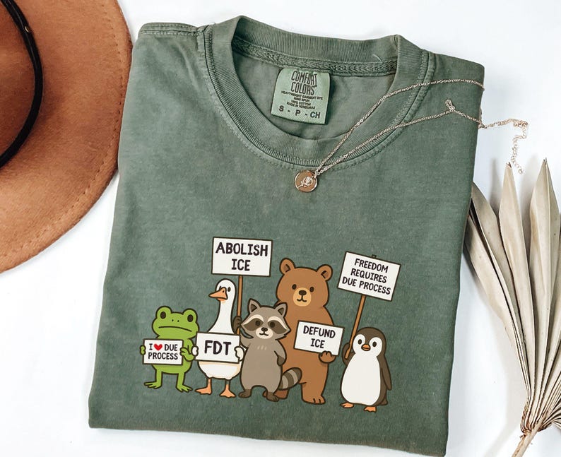 Abolish Ice Goose Comfort Colors Shirt, ICE Out of LA Protest Shirt ...