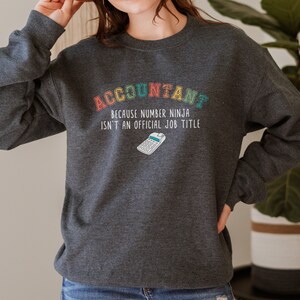 Accountant Shirt Gift for CPA, Funny CPA Sweatshirt, Tax Accountant ...