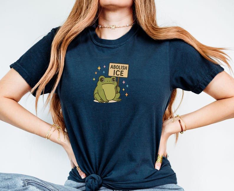 Abolish Ice Frog Comfort Colors Shirt, ICE Out of LA Protest Shirt ...