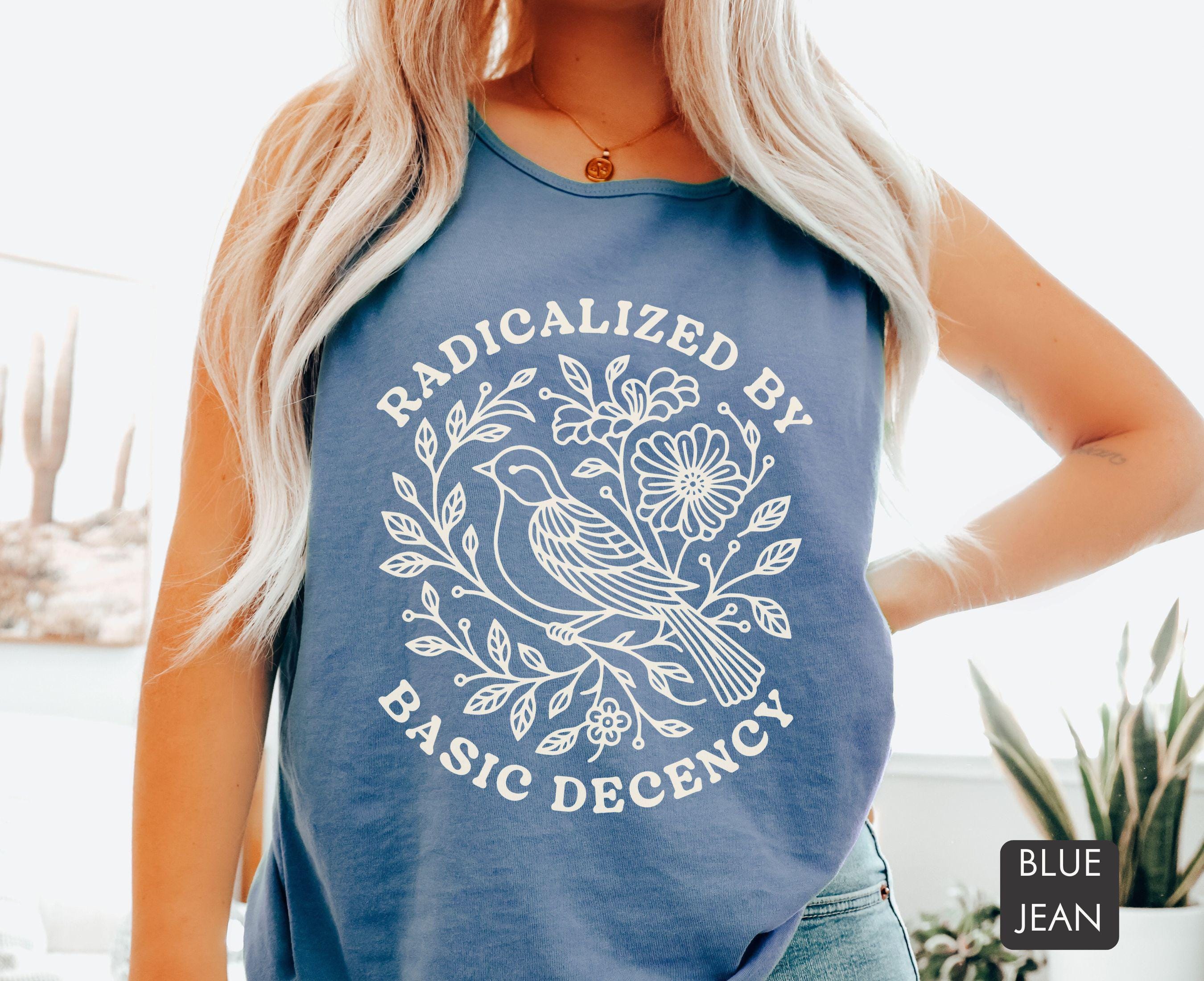 Radicalized by Basic Decency Comfort Colors Unisex Tank Top, FDT Anti ...