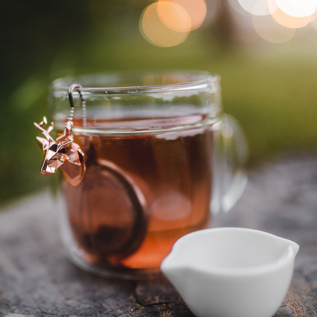 Deer Head Tea Infuser Drink Accessory Reusable Loose Leaf Tea Infuser ...
