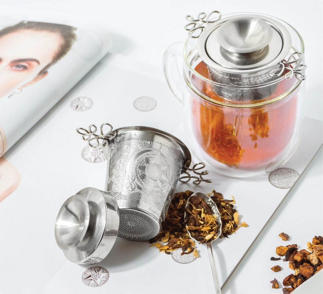 Handmade Tea Strainer: Stainless Steel Loose Leaf Infuser With ...
