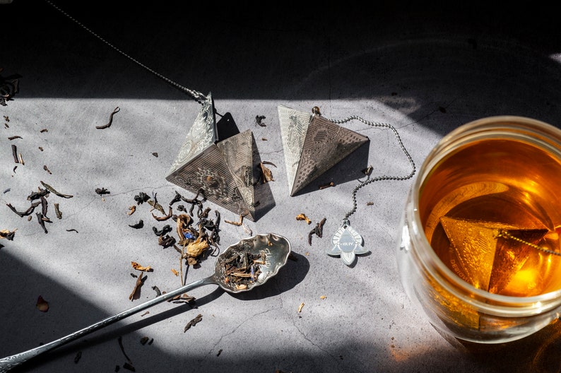 Pyramid Tea Infuser Reusable Stainless Steel Loose Leaf Tea - Etsy