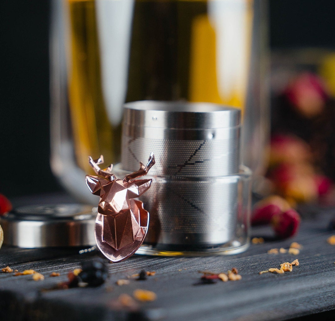 Deer Head Tea Infuser: Stainless Steel Loose Leaf Tea Accessory - Etsy