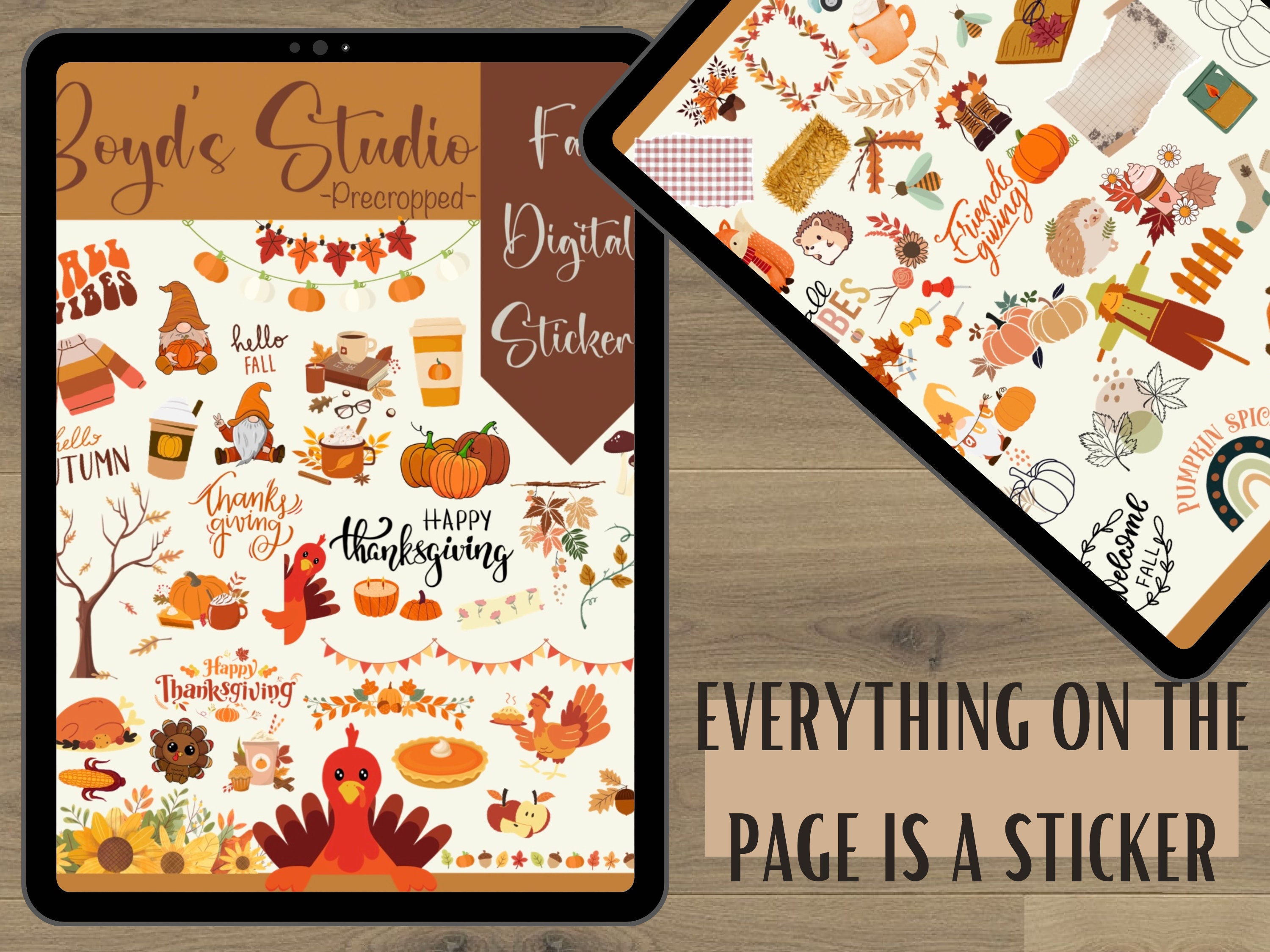 Autumn/ Fall Digital Stickers 2023 Goodnotes Stickers, 200 September ...