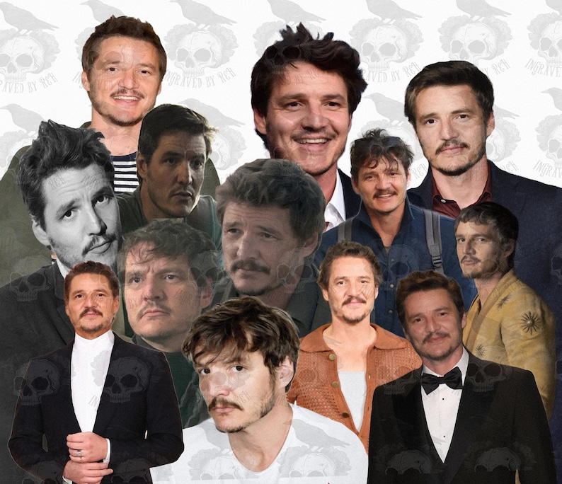 Pedro Pascal Collage Tumbler PNG Files Bundle (2 Images) - Etsy