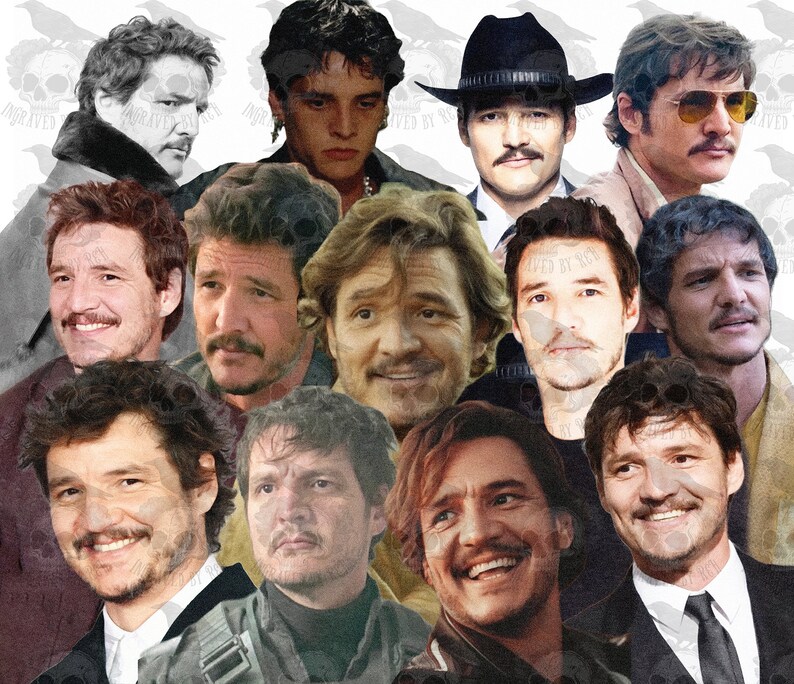 Pedro Pascal Collage Tumbler PNG Files Bundle (2 Images) - Etsy