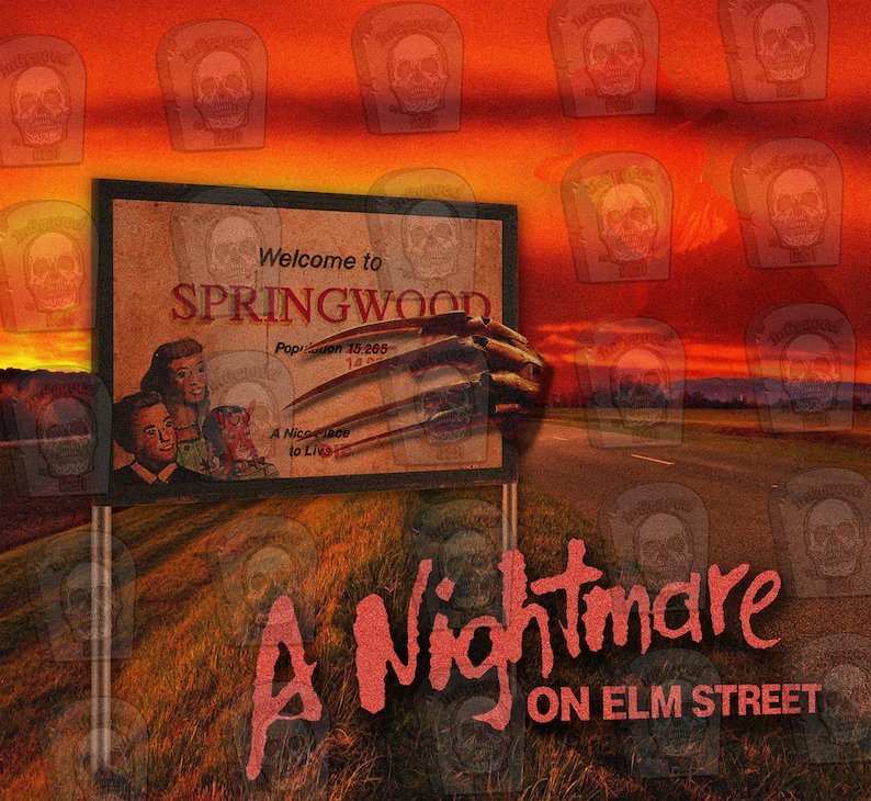 A Nightmare on Elm Street PNG File, Download, Tumbler Wrap - Etsy