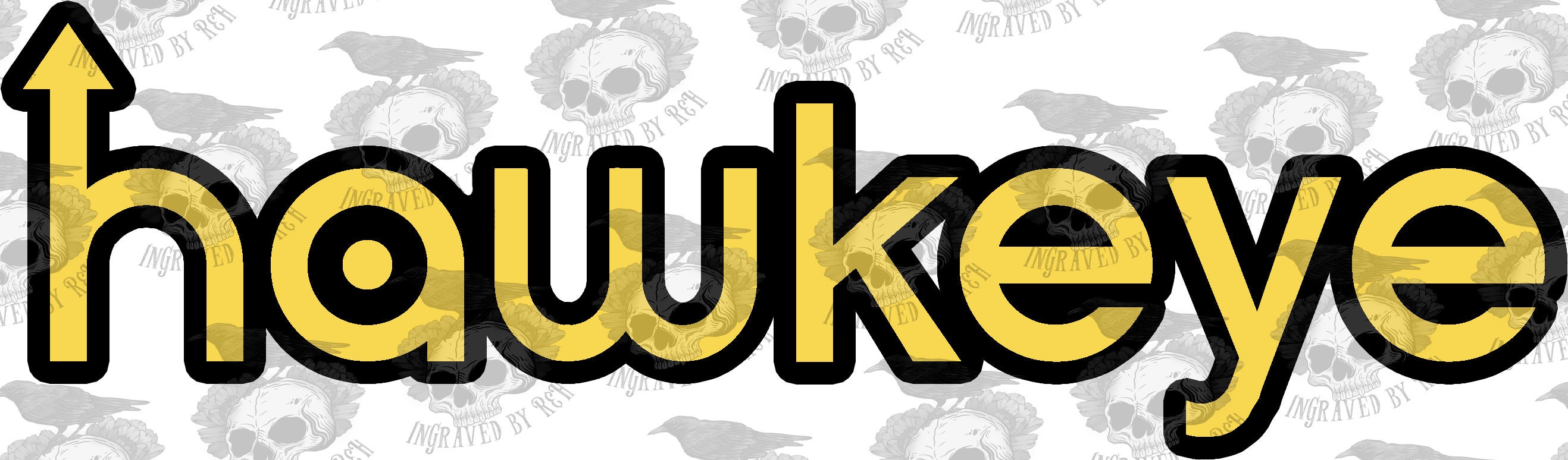 Hawkeye Inspired PNG Download File (logo as Pictured and Also Seperated ...