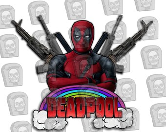 Deadpool Sticker Png - Etsy