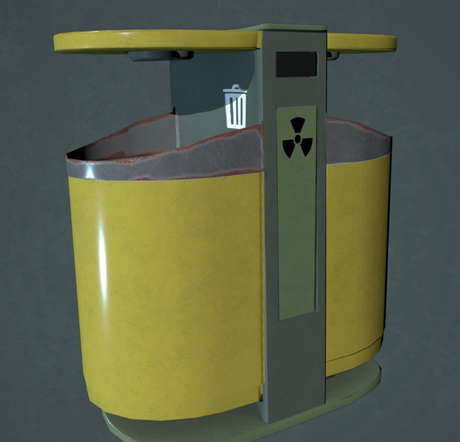 3D Designer Trash Can - Etsy