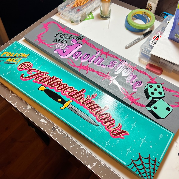 Handpainted Sign - Etsy
