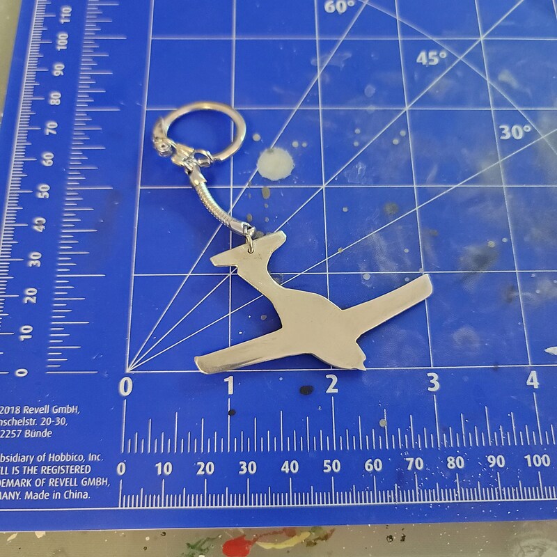 Airplane Keychain - Etsy