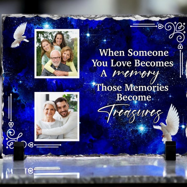 Memorial Plaque for Slate - Etsy