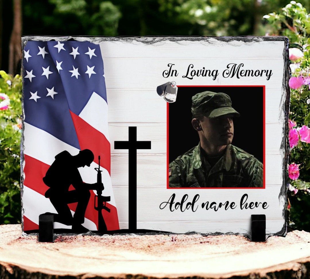 Military/veteran Memorial Design for Sublimation Rock Slate Png/add ...
