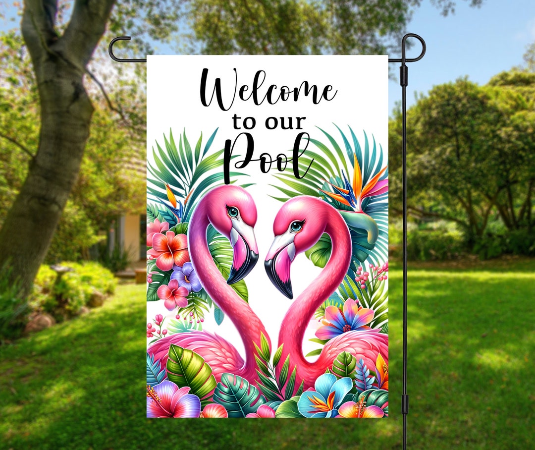 Welcome to Our Pool Garden Flag Design /png/digital Download - Etsy