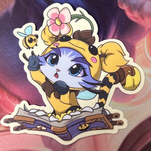 Yuumi League of Legends Yuubee Sticker - Etsy