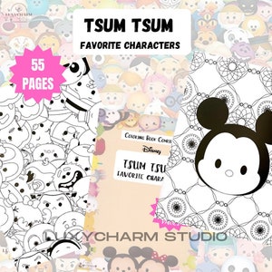 coloring pages of tsum tsum