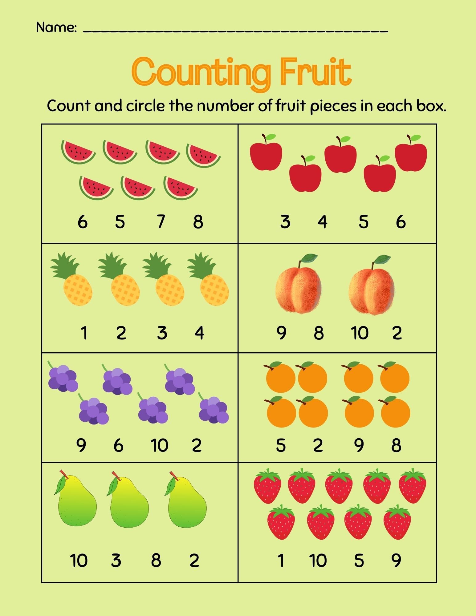 Printable Preschool & Toddler Worksheets | Shape and Number Worksheets ...