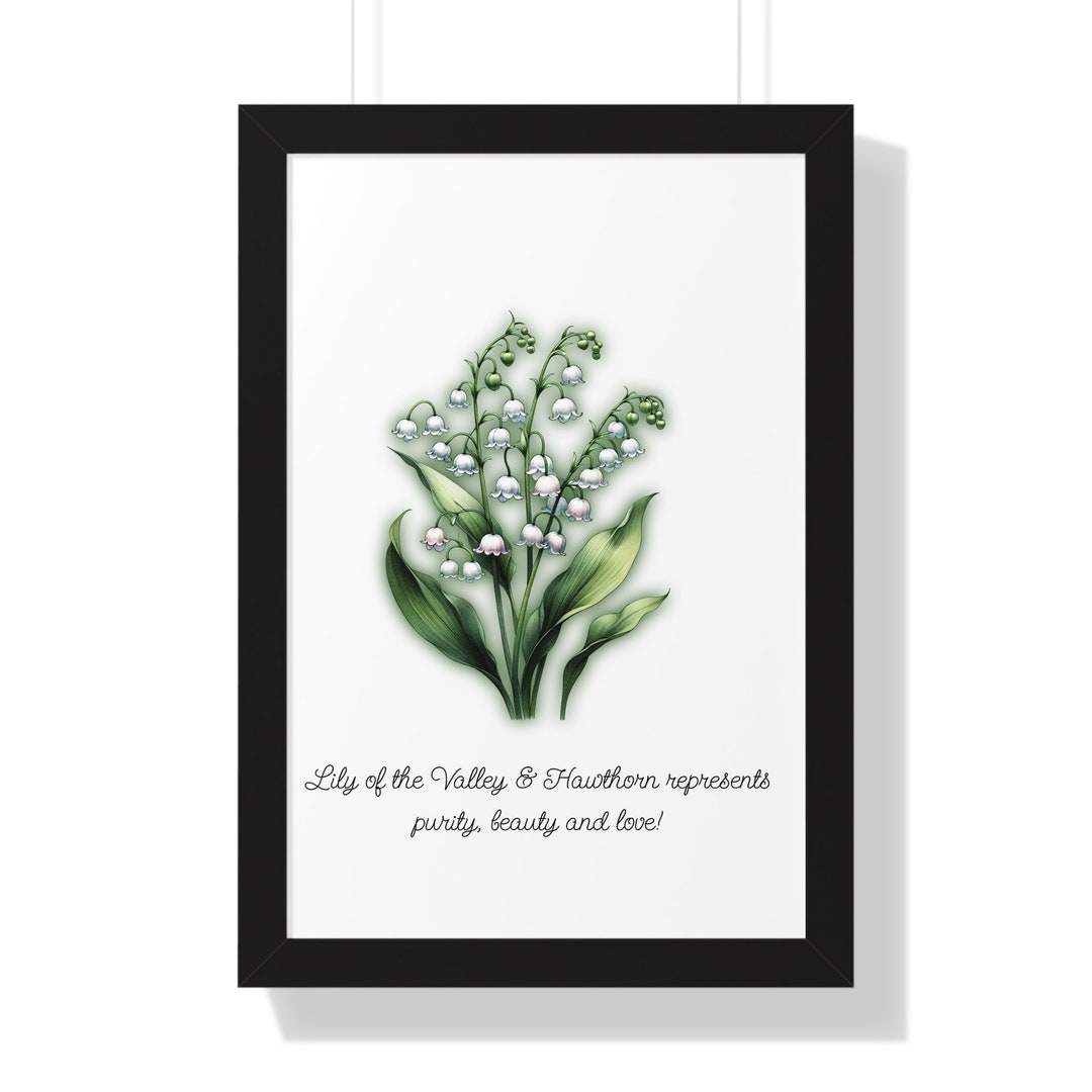 Lily of the Valley Print, May Birth Flower Art (digital Download) - Etsy
