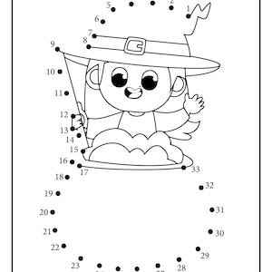 Halloween ABC Coloring Book: Connect the Dots Activity Bundle (PDF ...