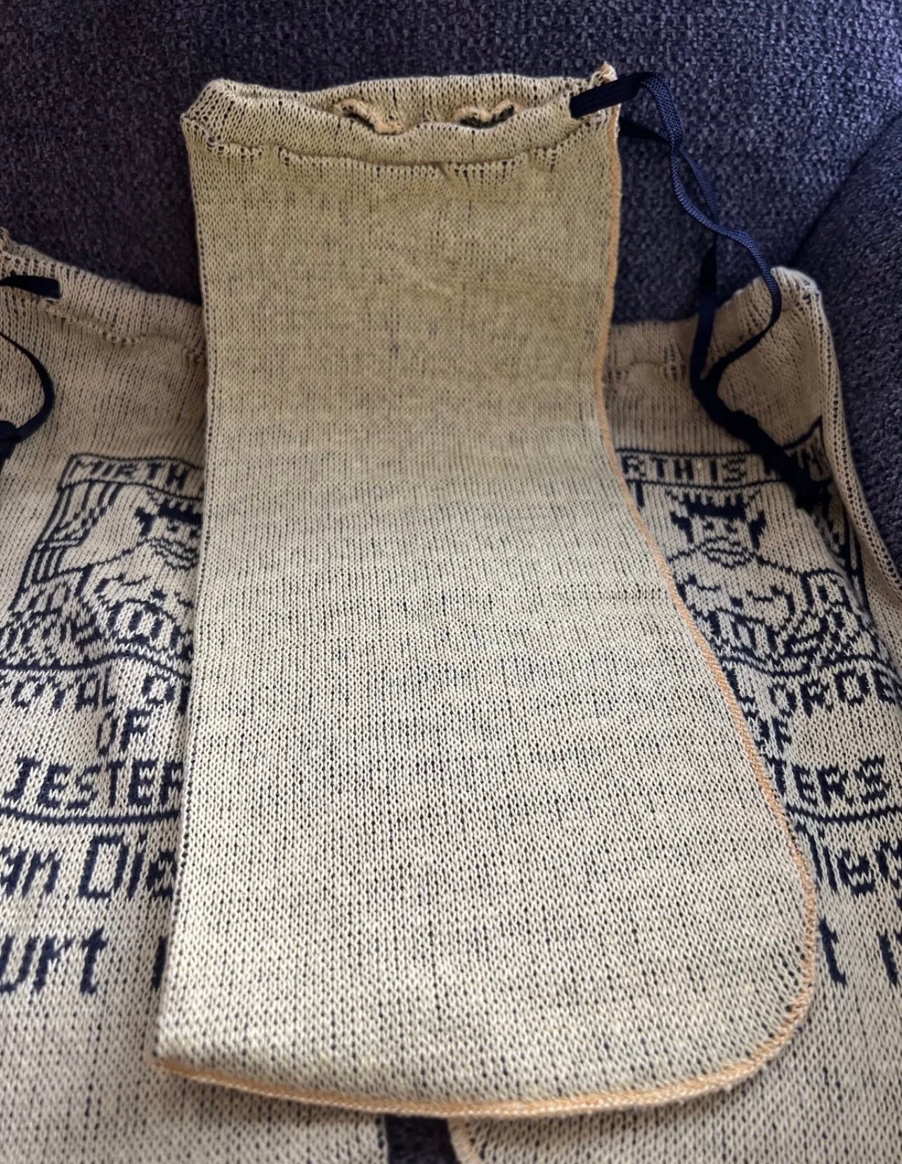 1 Vintage Mirth is King Royal Order of Jesters Drawstring Bag 1/1 on ...