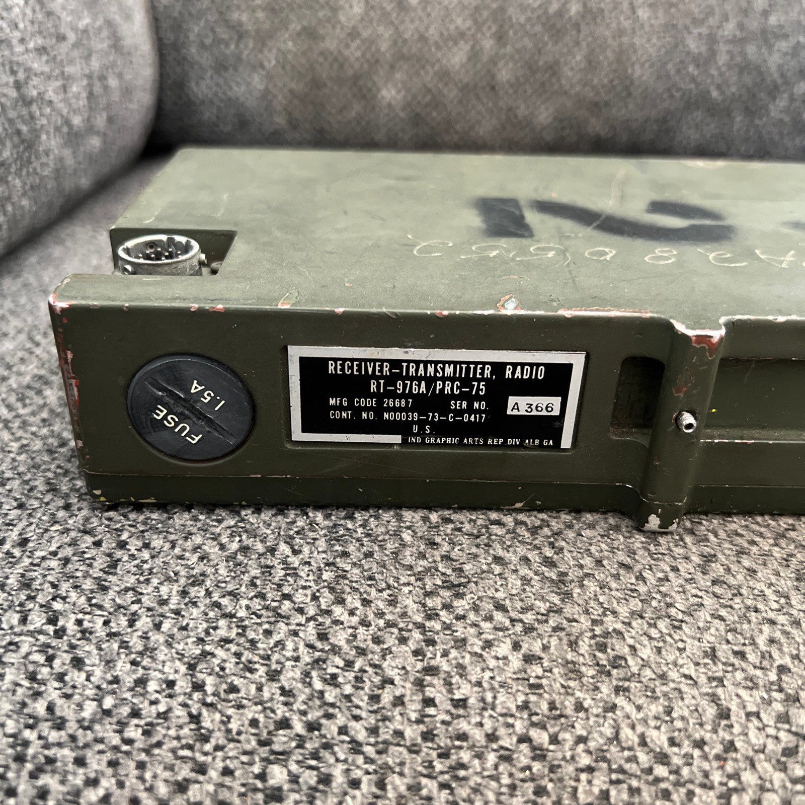 2 Vintage Military Receiver Transmitter Radios RT-976A PRC-75 1/1 on ...