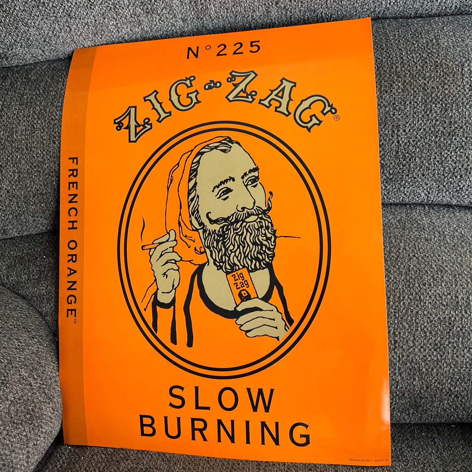 ONE Vintage Zig Zag No. 225 Slow Burning Vinyl Double Sided Sticker ...