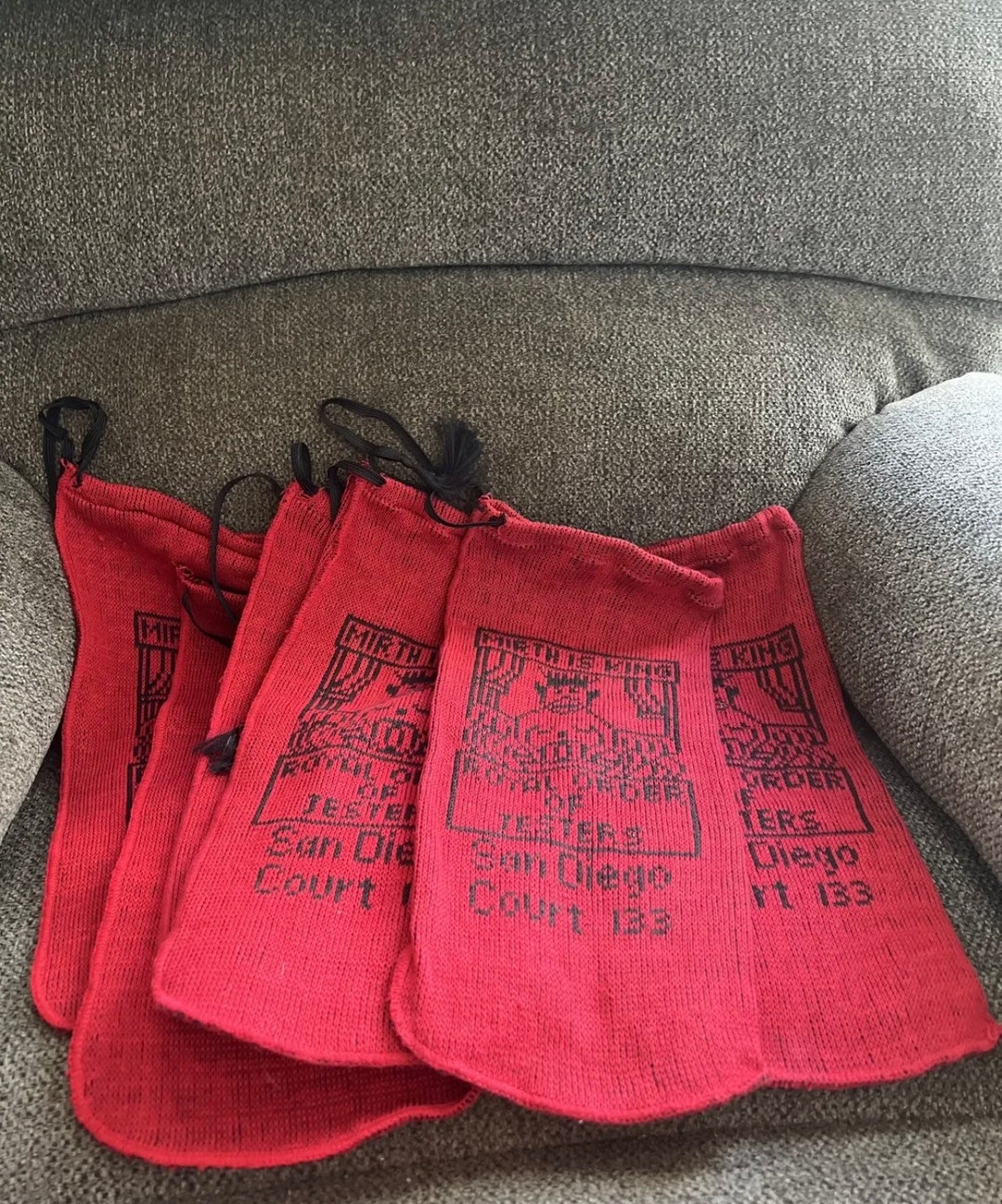 1 Vintage Mirth is King Royal Order of Jesters Drawstring Bag 1/1 on ...