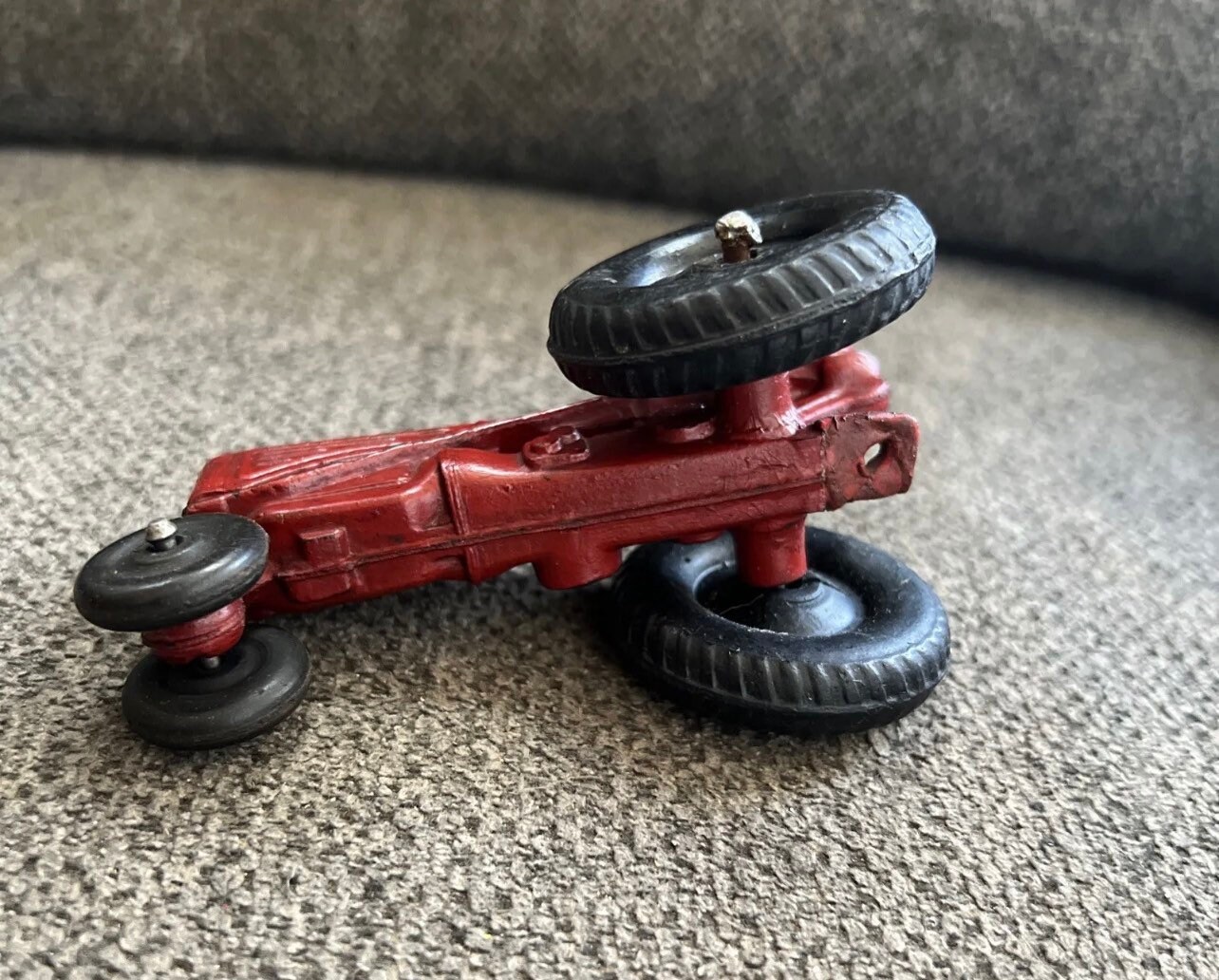Rare 1940’s MM Minneapolis Moline - Toy Rubber Tractor Aub-rubr Red 1/1 ...