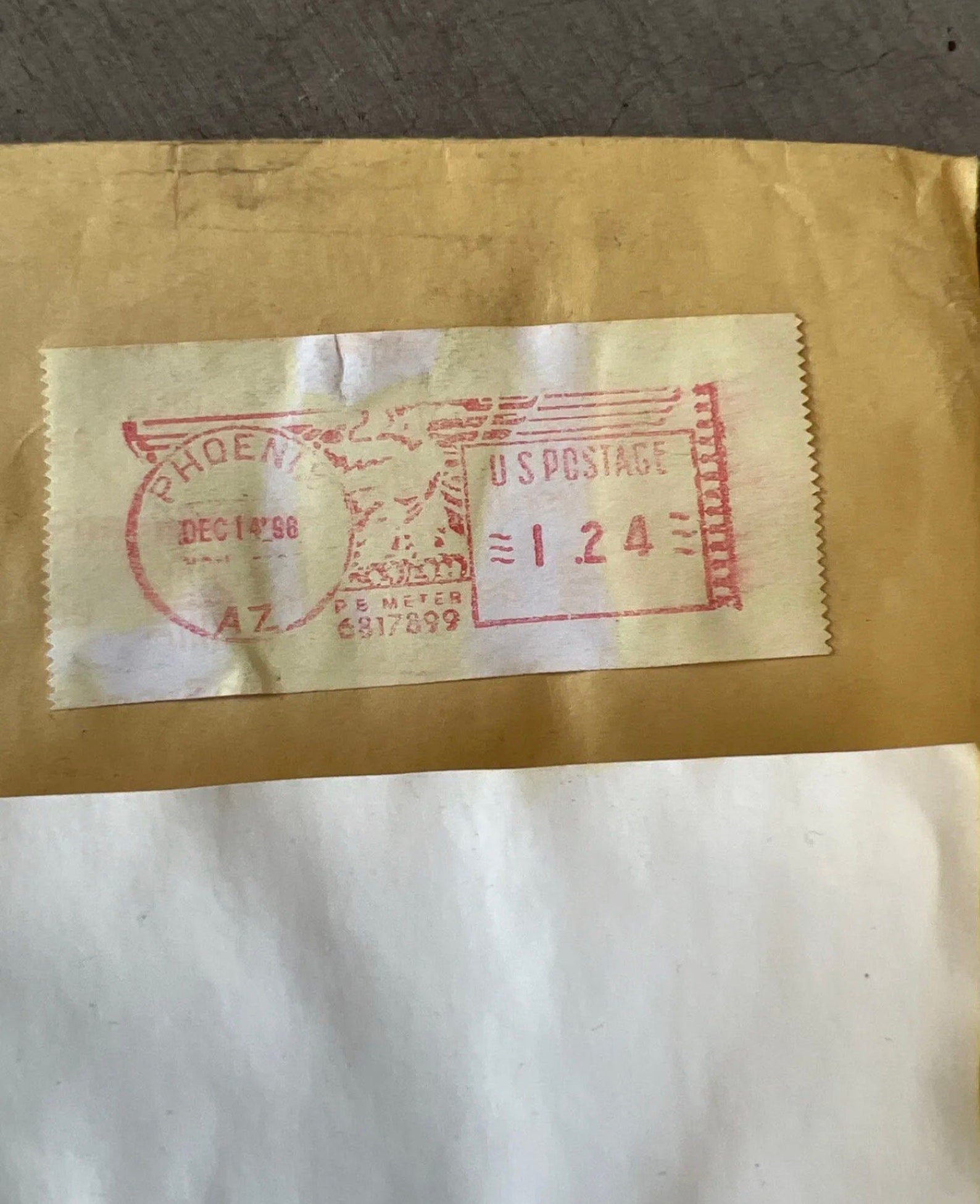 Vintage Arizona Specialized License Plate With Envelope - Etsy