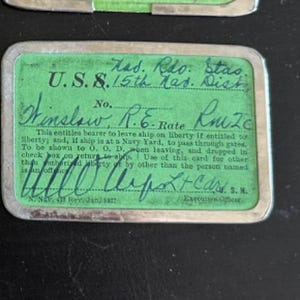 Antique 1938 Pre-wwii USN United States Navy Radio Operator ID Cards - Etsy