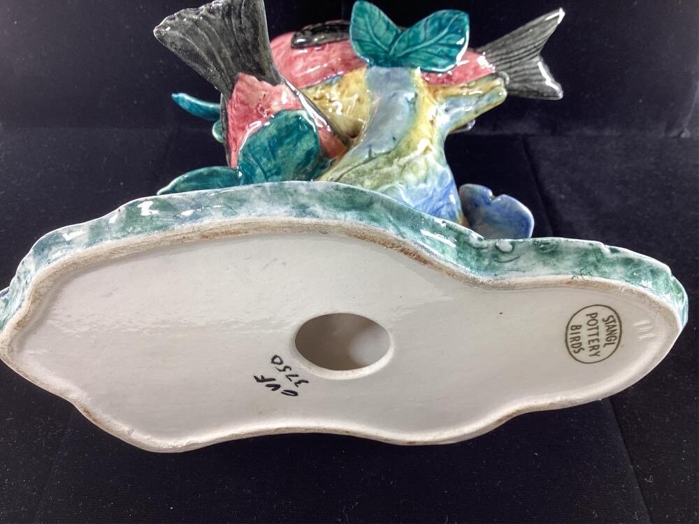 Vintage Stangl Pottery Bird #3750 Double Western Tanager Figurine ...