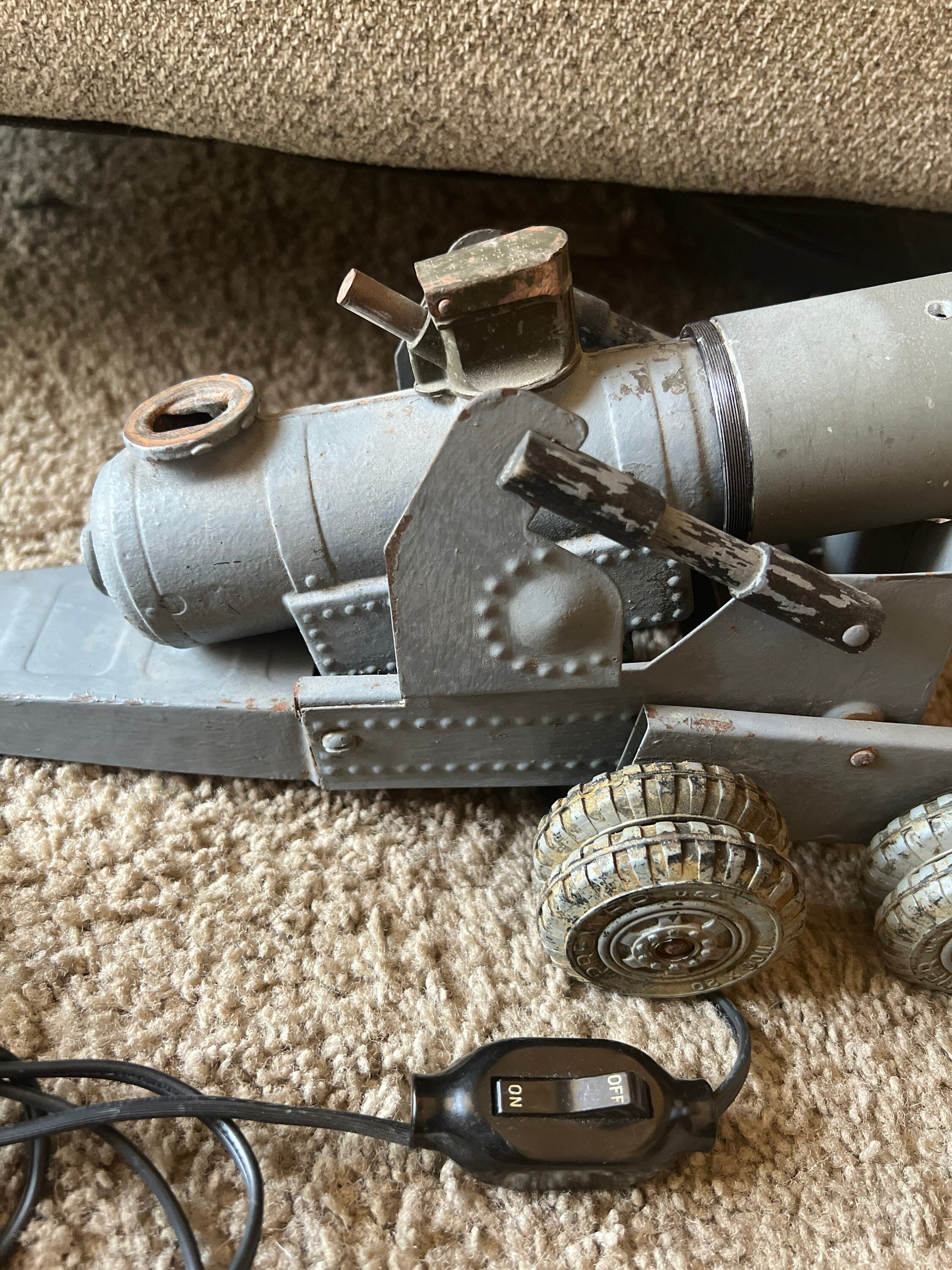 Vintage Artillery WW2 Military Cannon Light Cast Iron Metal 1/1 on Etsy ...