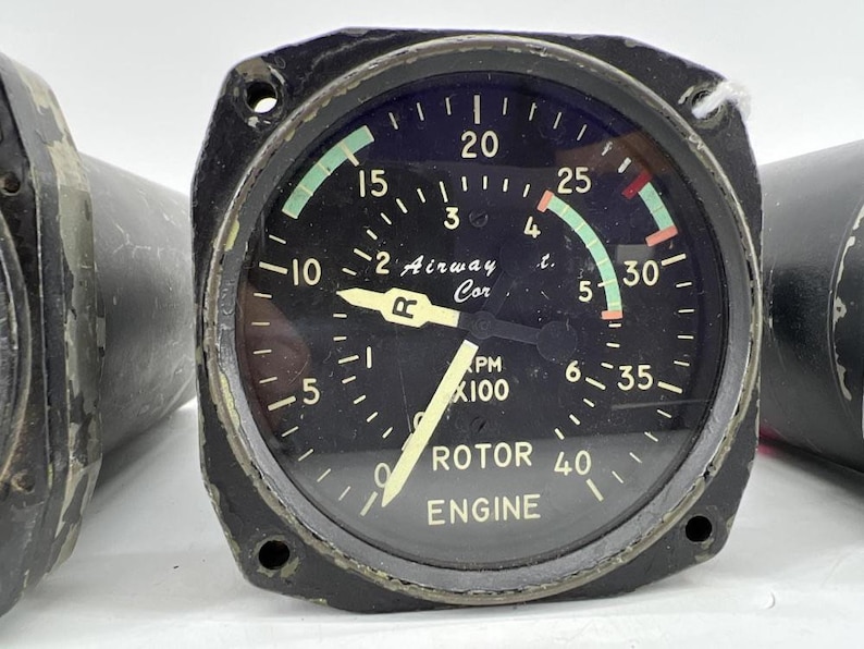 3 Antique USAF Fighter Jet Mach Meter True Airspeed Rotor - Etsy
