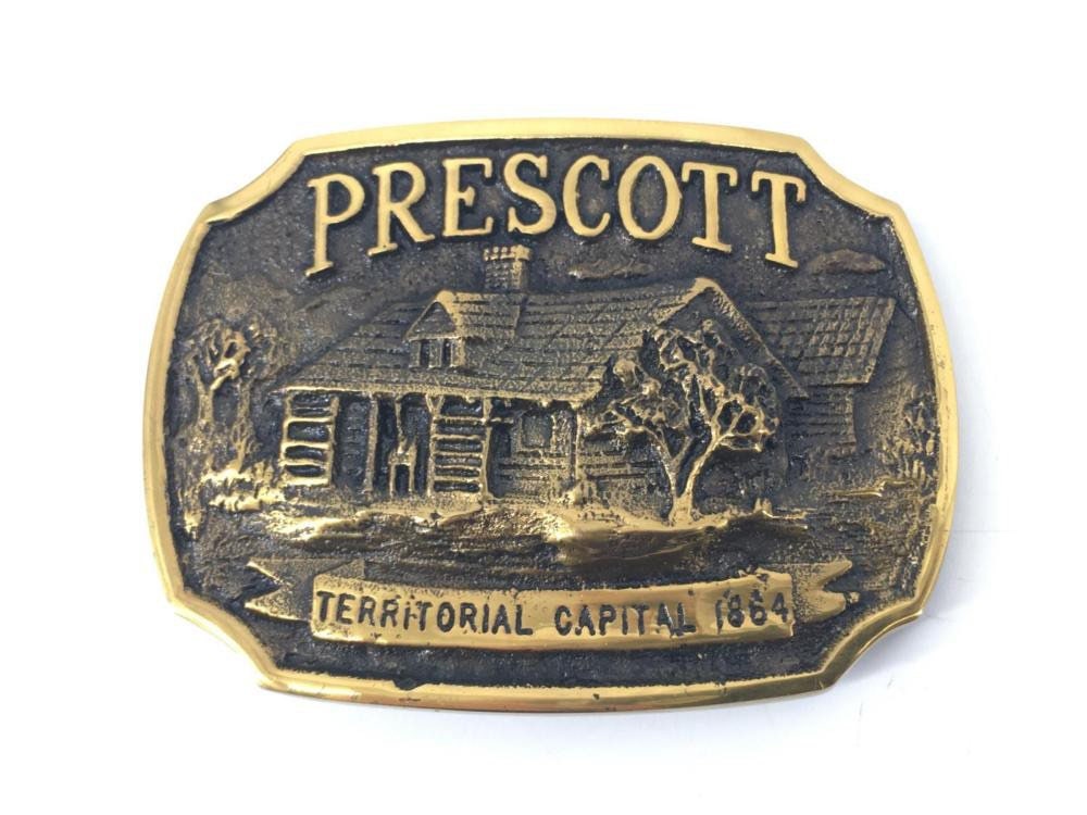 PICK ONE Vintage Heritage Mint Sold Brass Belt Buckles Arizona ...