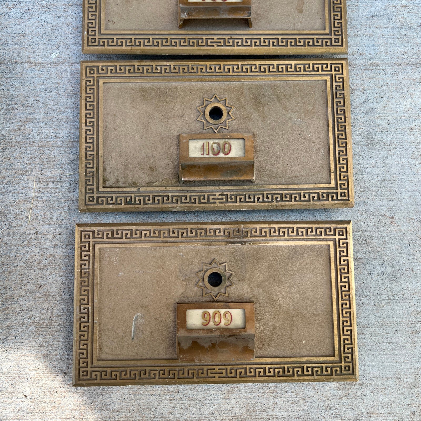ONE Antique Brass US Post Office Mail Box Door ORO Mfg 11”x6.25” - Etsy