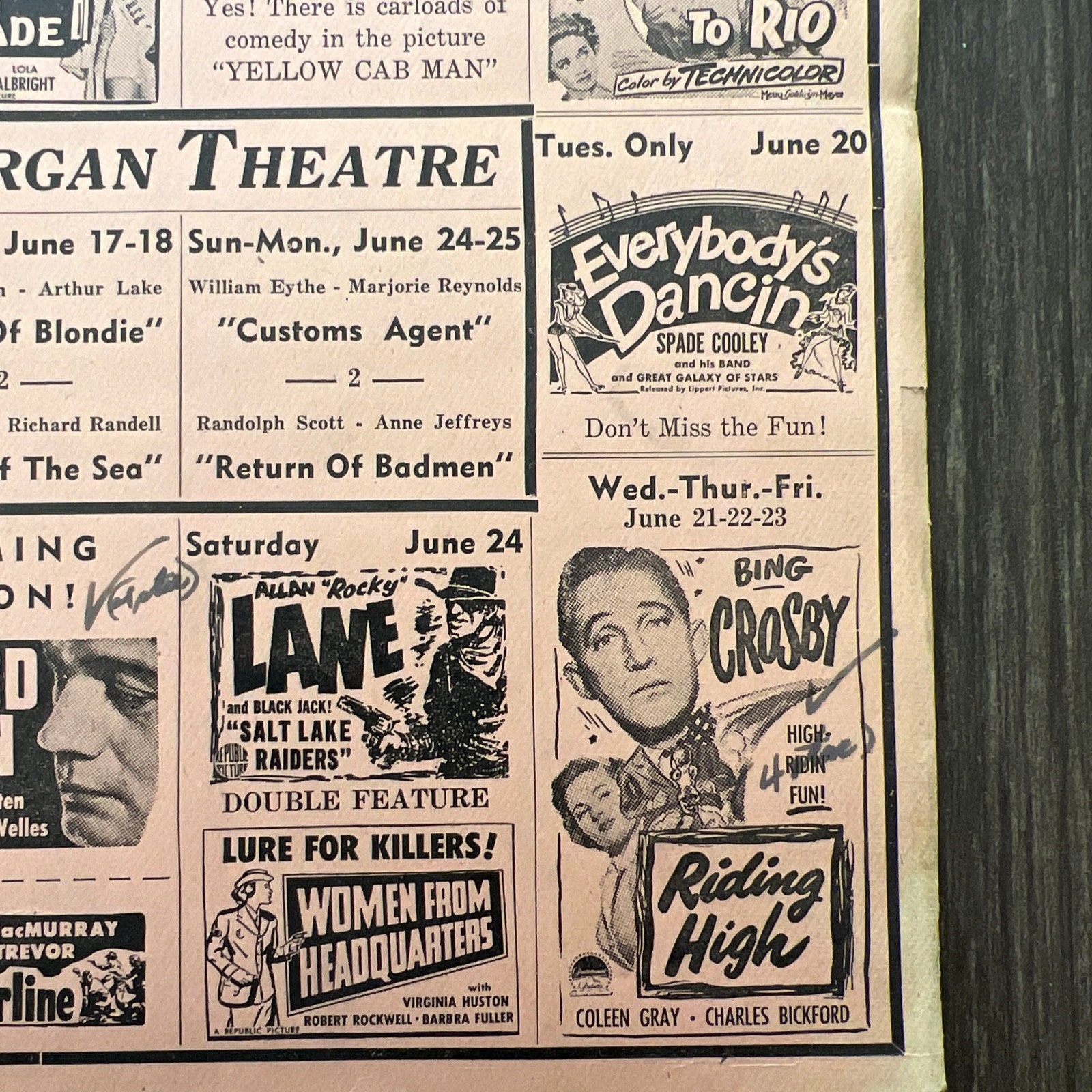 Vintage Walt Disney Cinderella Movie Handbill Morgan Theatre - Etsy