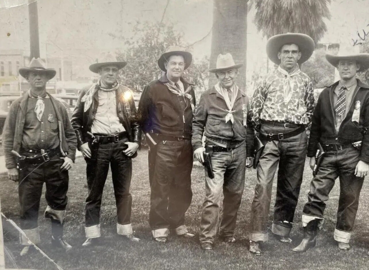 Antique 1930 Phoenix Rodeo Sheriffs Photograph Police Cowboy Western ...