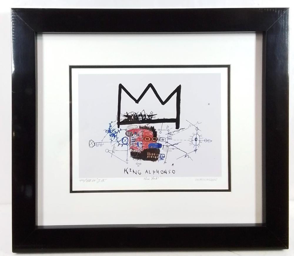 Vintage Jean-michel Basquiat King Alphonso Portfolio Print Signed ...