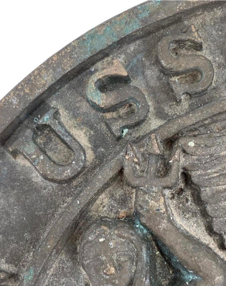 Vintage Bronze USS Reeves GG24 Proud Serve United States Navy - Etsy